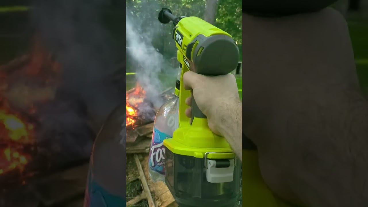 The ryobi flamethrower. who new #ryobi made #flamethrowers