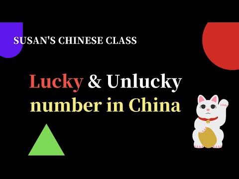 The lucky & unlucky numbers for Chinese people.