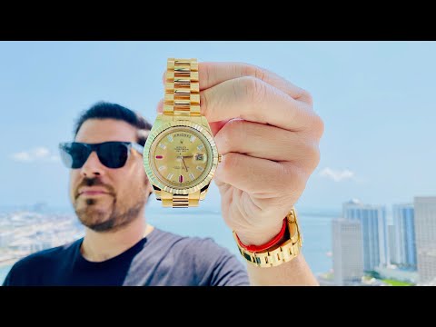 My New Rolex DayDate 2 Presidential!!! WOW.This Dial cost me a Batman GMT!!