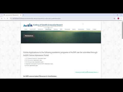 AcSIR PhD interview shortlisted candidates lists