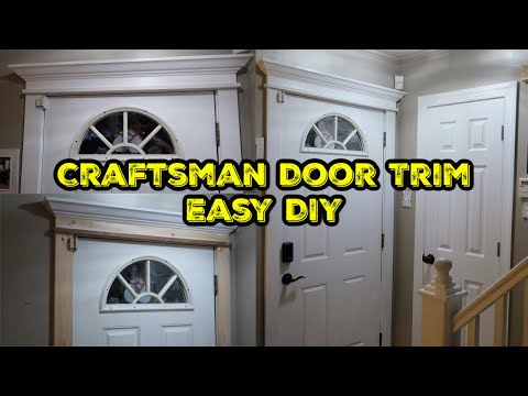 Craftsman Style Door Trim Molding Made Easy DIY