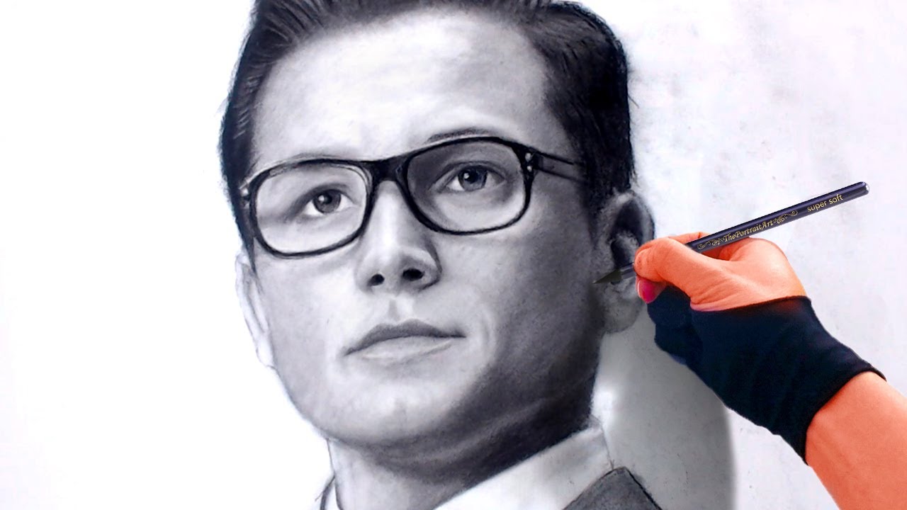DRAWING EGGSY FROM KINGSMAN - FREE Art Tutorial (link in desc)