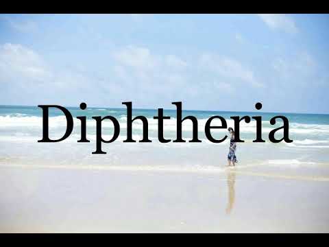How To Pronounce Diphtheria🌈🌈🌈🌈🌈🌈Pronunciation Of Diphtheria