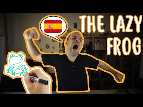 The lazy frog - Superbeginner Spanish