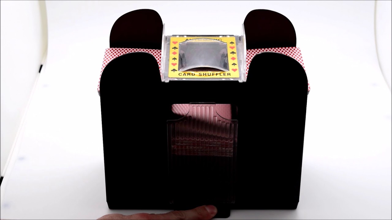 Automatic Playing Card 6-deck Shuffler Operation