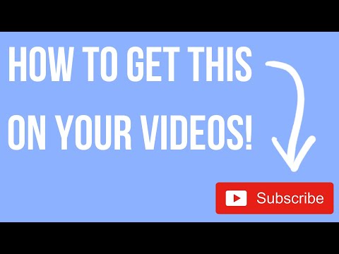 How to Add Custom Click to Subscribe Watermark to Your Videos. EASY!