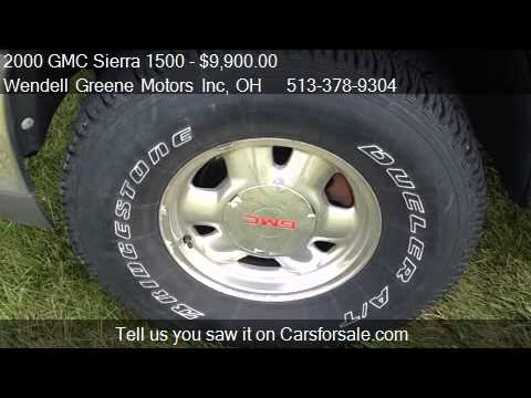 2000 GMC Sierra 1500 SLT 3dr 4WD Extended Cab SB for sale in