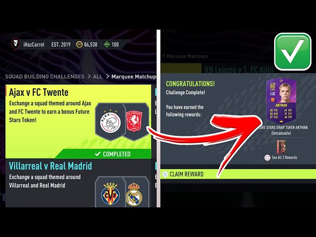 FIFA 22 Ultimate Team: How to complete the Marquee Matchups SBC in FUT 22?