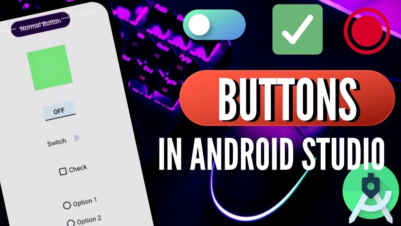 Buttons in Android Studio 2026 | Simple Buttons Java #androidstudiojava #androidstudio