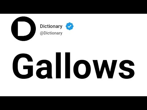 Gallows Meaning In English