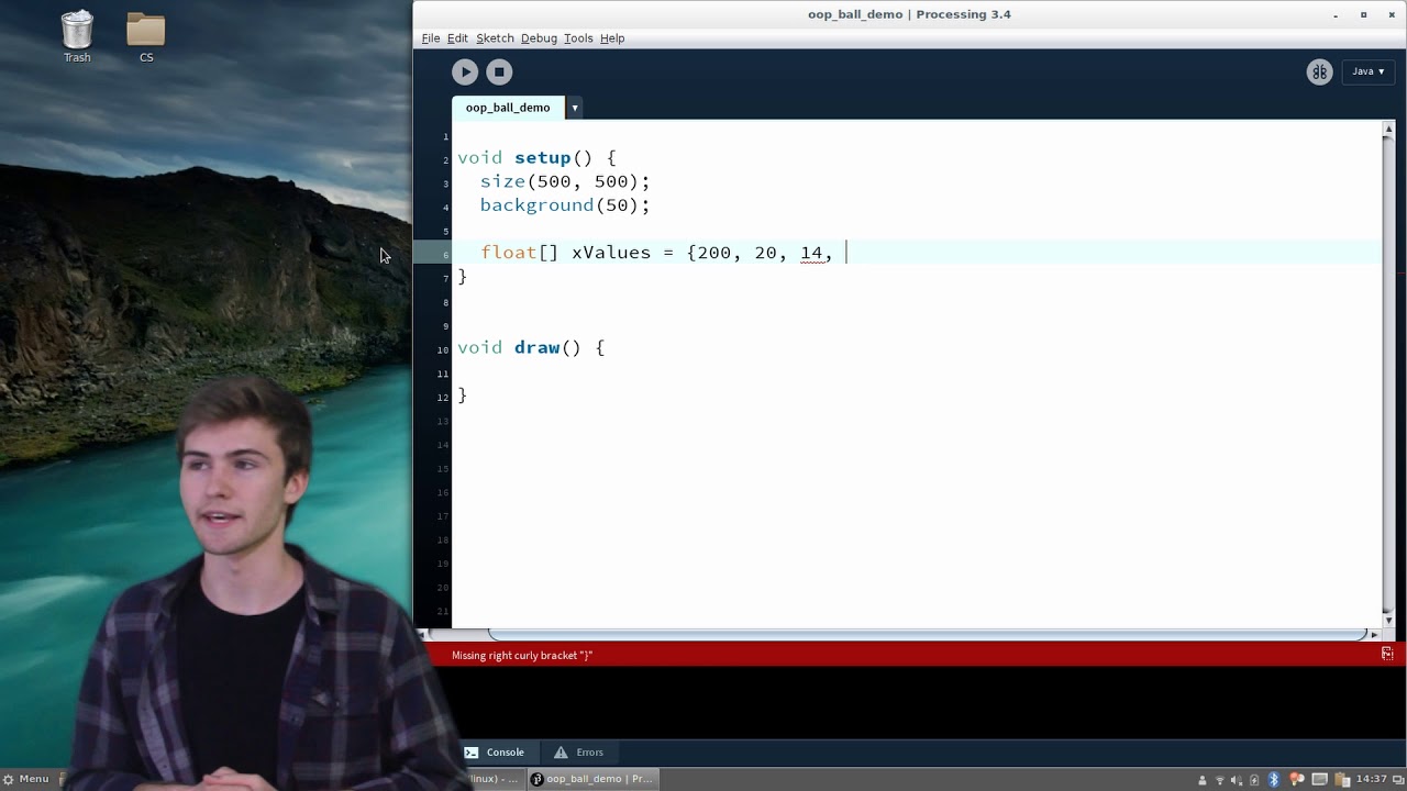 Multiple Bouncing Balls: OOP in Processing, pt. 1 - Computers4Kids