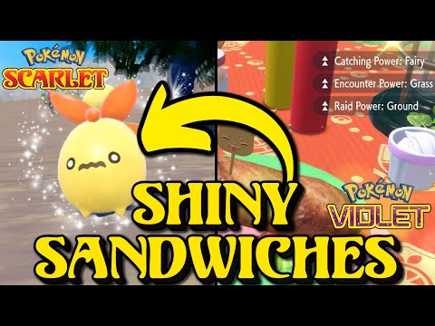 BEST AND FASTEST SANDWICH RECIPES IN POKEMON SCARLET & VIOLET! Shiny Sandwich Recipes Herba Mystica