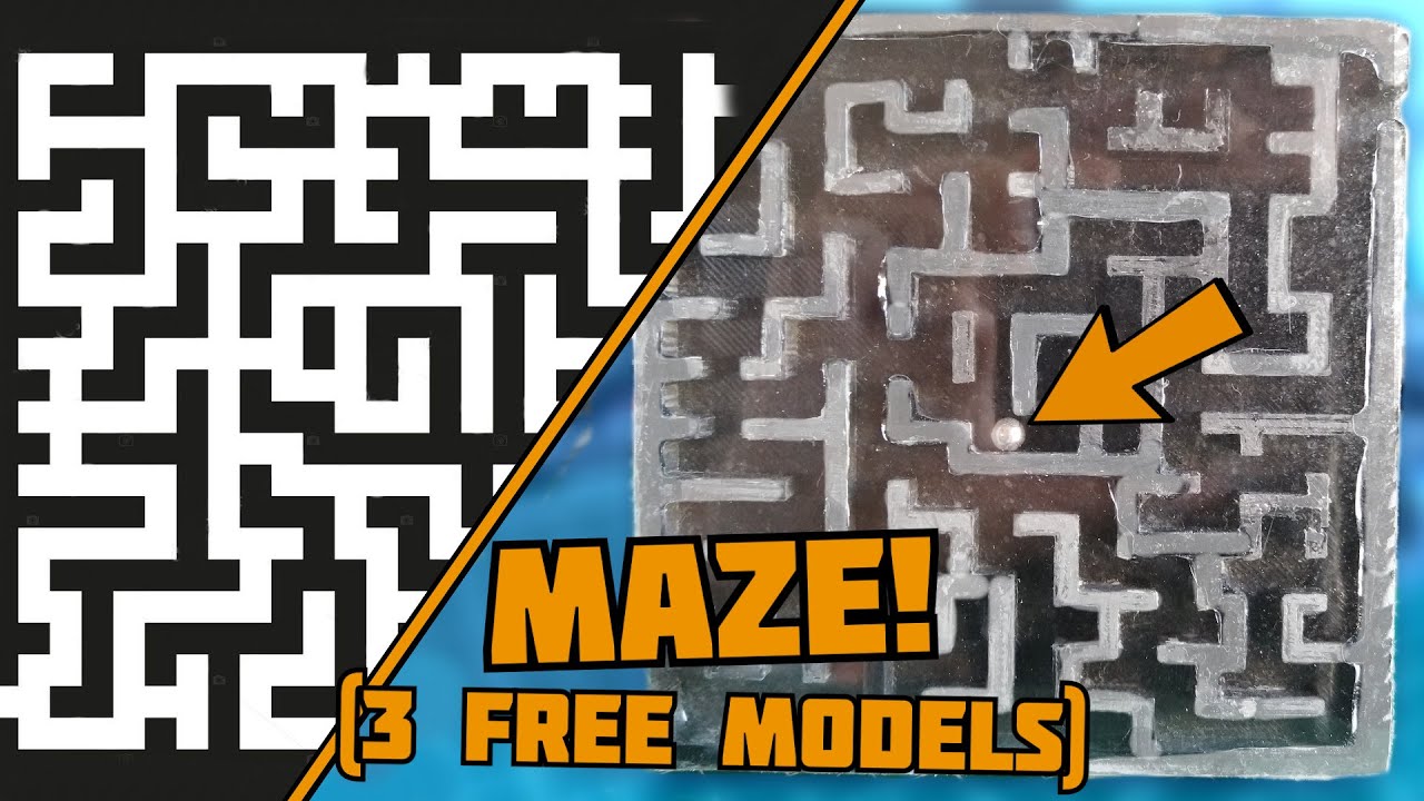 How To Model and 3D Print A Small Tilt Maze! (+3 free maze model downloads)