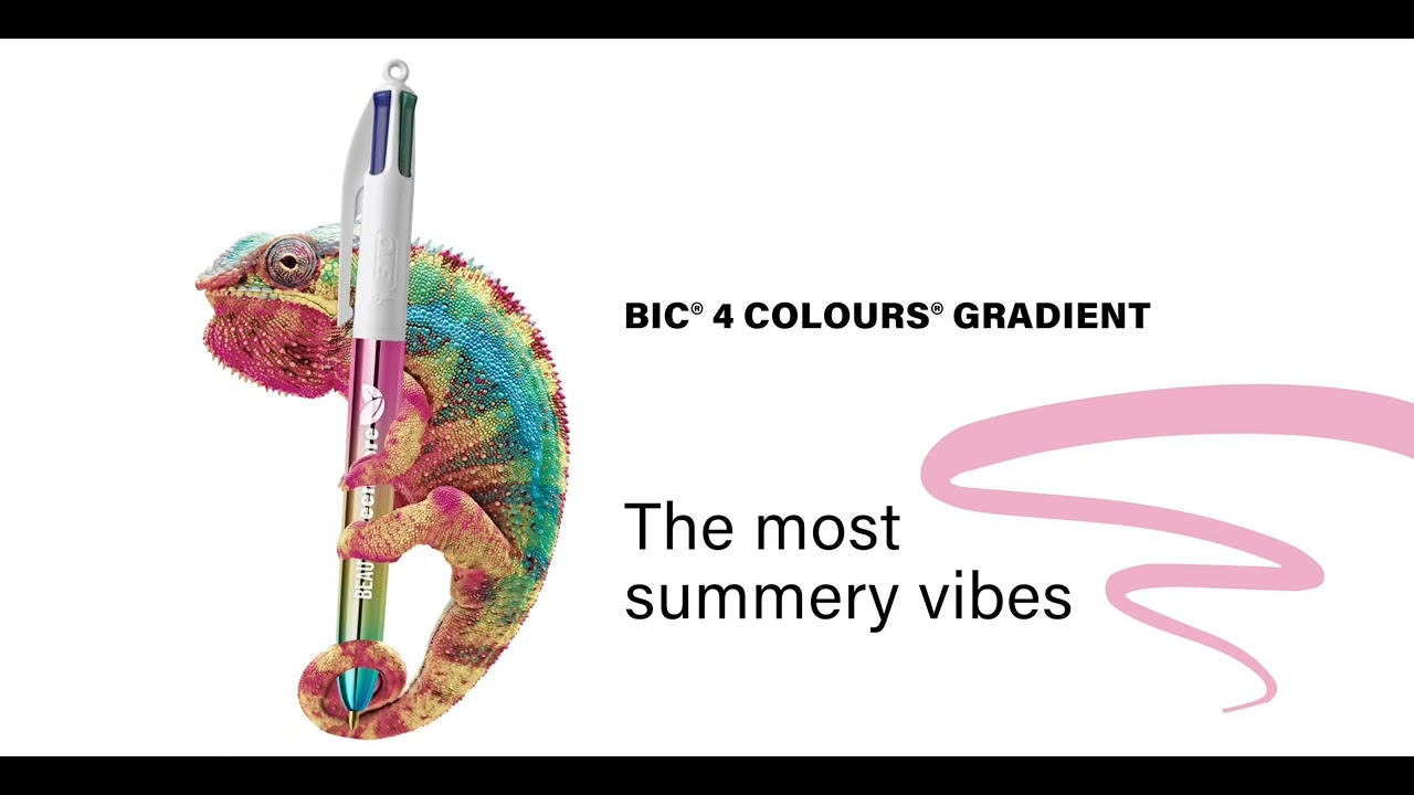 NEW BIC® 4 Colours® Gradient & BIC® 4 Colours® Bicolor 🎨