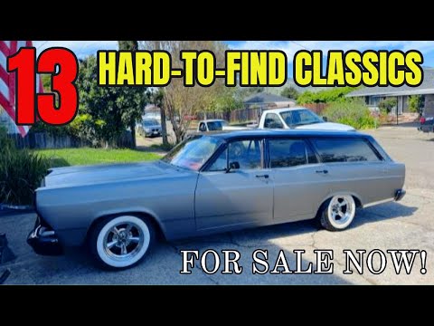 A Rare Look at 13 Classic Cars for Sale by Owners!