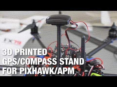 Free STL file GPS/Compass Stand for APM and Pixhawk Multirotors 🚁 ・3D ...