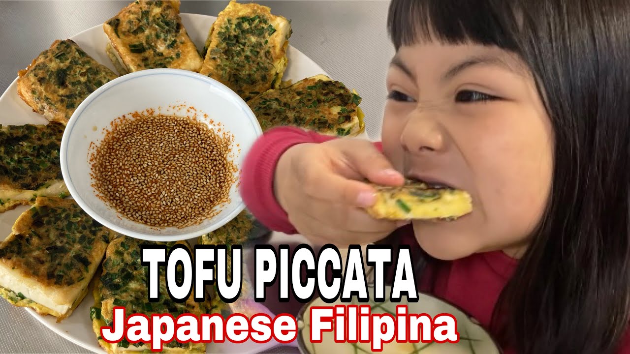 HOW TO MAKE VEGAN TOFU PICCATA JAPANESE STYLE COOKING