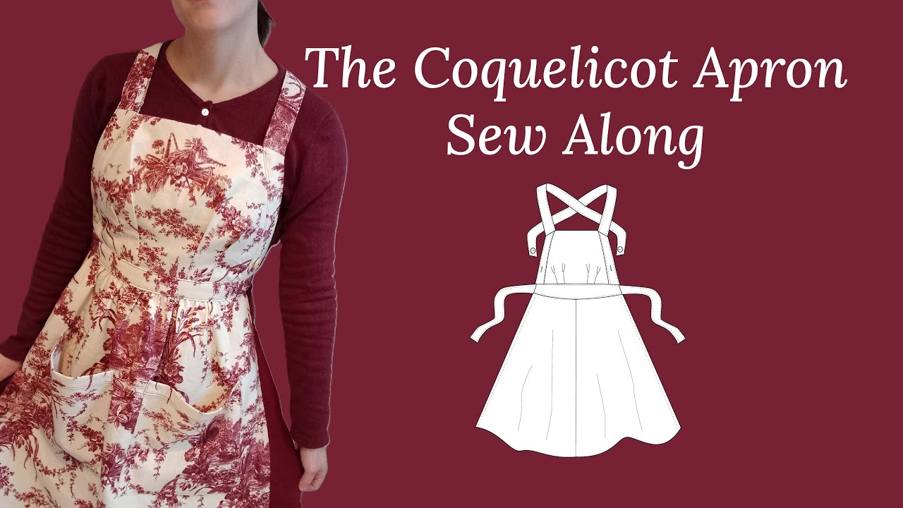DIY Apron |  The Coquelicot Apron Sew Along by Wildflower Design Patterns