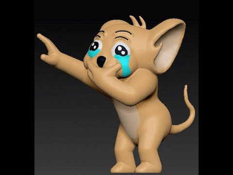 STL file Jerry crying in 3D・Template to download and 3D print・Cults