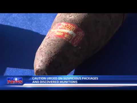Military Munitions and Suspicious Packages - San Diego County Sheriff's Department
