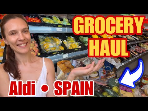 Weekly GROCERY HAUL in Spain 🇪🇸 What 144€ in ALDI gets you? 🥑