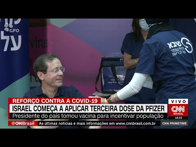Presidente de Israel recebe 3ª dose e defende reforço a maiores de 60 ...