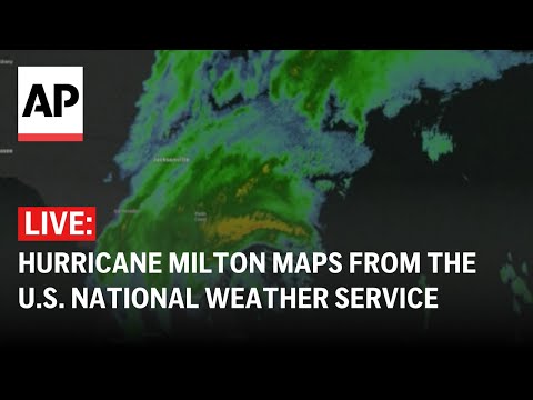 ProgressVideo.TV: Hurricane Milton maps LIVE: Loop of images from the U ...