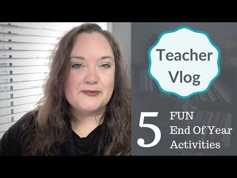 FIVE FUN End Of Year Activities For Online School (Teacher Vlog)