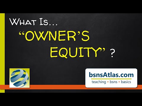 What Is "Owner's Equity?"