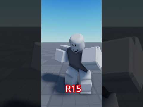 🤔What if R15 was R6?👀 Roblox #shorts #gaming #roblox #curious