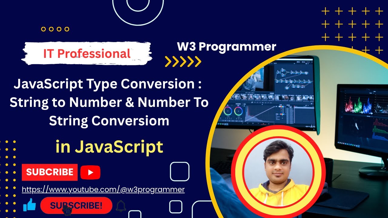 JavaScript Type Conversion and Coercion JavaScript Tutorial In Hindi  | w3 programmer #conversionjs