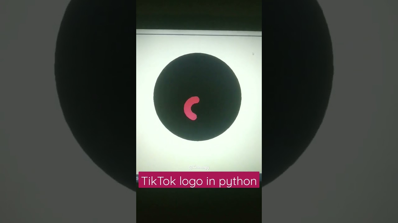 TikTok Logo in Python Turtle | Instagram Reels | #Shorts | @Learnonpy @Python_Shorts