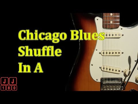 Chicago Shuffle In A - 12 Bar Blues Backing Track In A