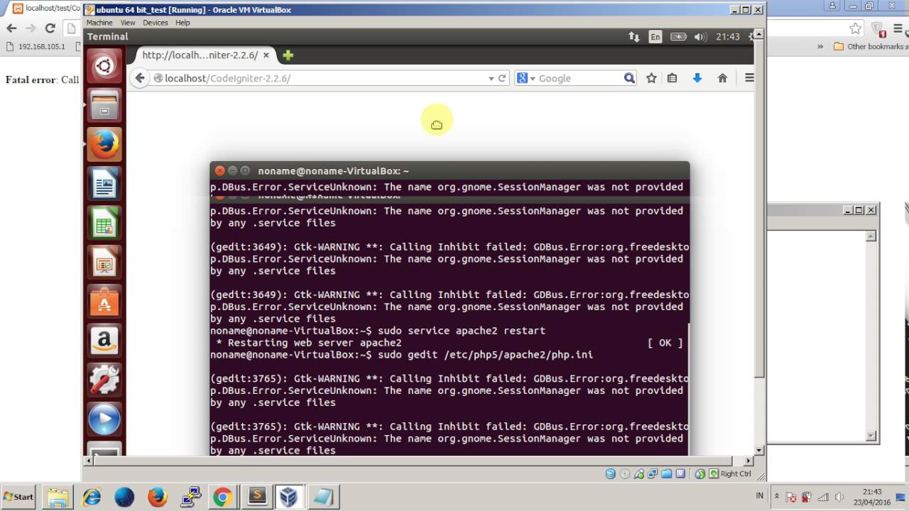 PHP - Display all errors PHP on Ubuntu 14.04