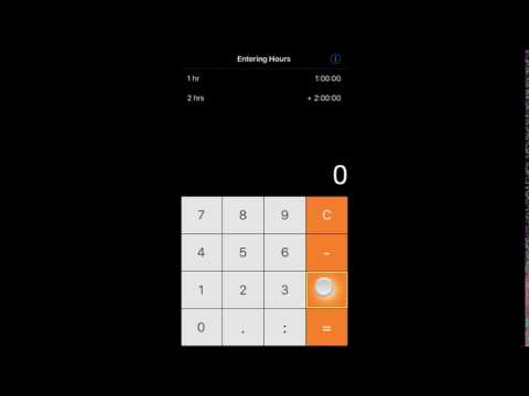 Time Calculator For Pilots - Working with Hours