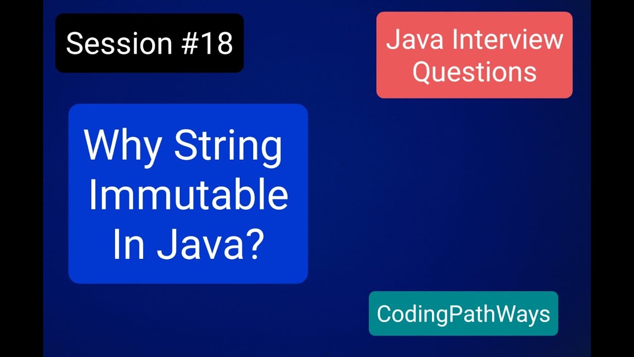 Java Interview questions: #18 Why string is immutable in JAVA | Practical Demonstration.
