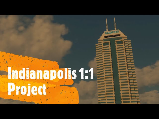 Indianapolis In Minecraft 1:1 Scale Recreation Minecraft Map