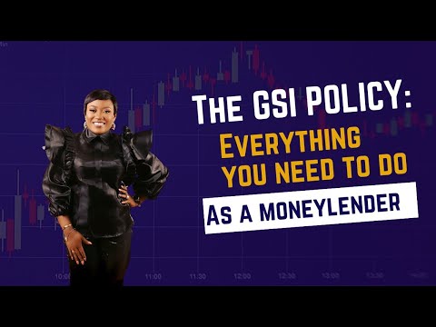 THE GSI POLICY: What every Moneylender should know #moneylendingbusiness #asklawyerprecious