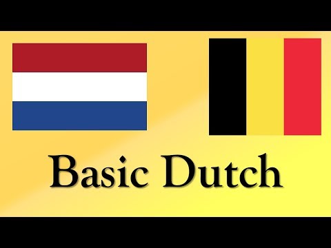 Let's Learn Some Basic Dutch