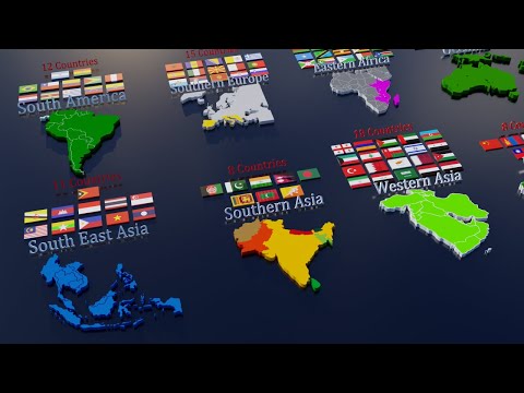 Name Of Different Regions in The World
