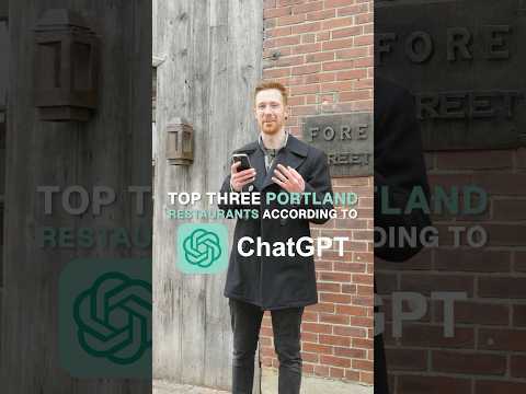 Top 3 Restaurants in Portland Maine According to ChatGPT #portlandmaine #chatgpt #mainefood