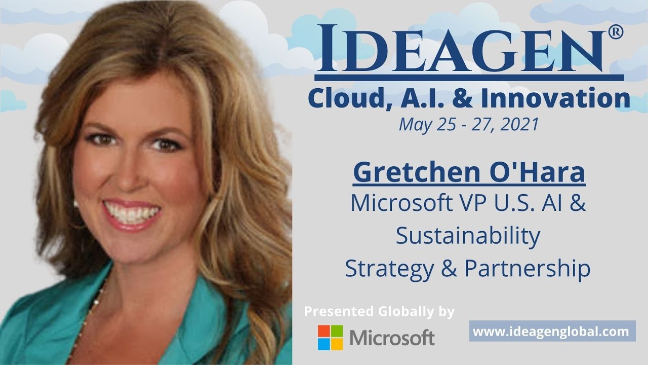 Gretchen O'Hara Welcomes us to day 2 of the Cloud, AI, and Innovation Summit Series 2021