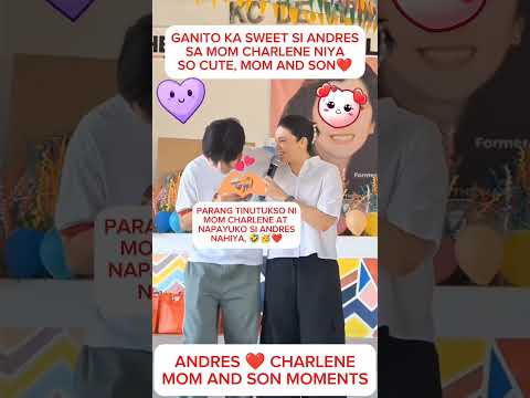 AGA MUHLACH'S WIFE CHARLENE AND SON ANDRES SWEET BONDING MOMENT. #agamuhlach #atashamuhlach #shorts
