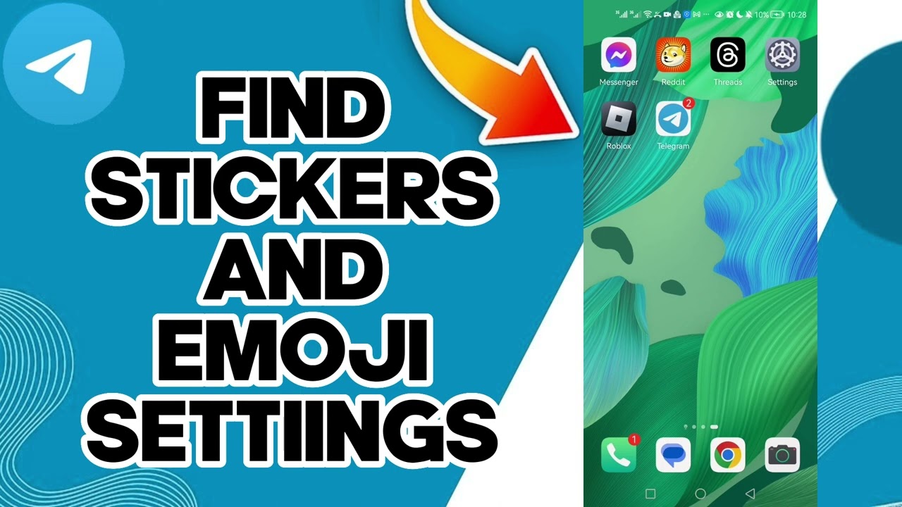 How To Find Stickers And Emoji Settiings On Telegram