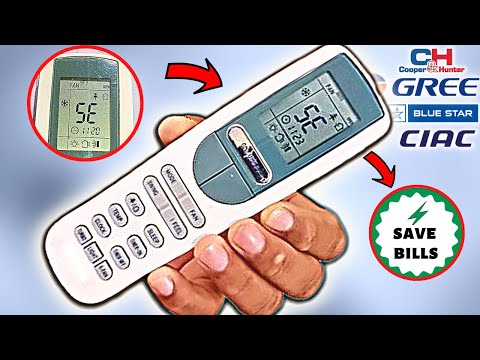 Gree Mini Split AC Remote Special Settings That No One Told You