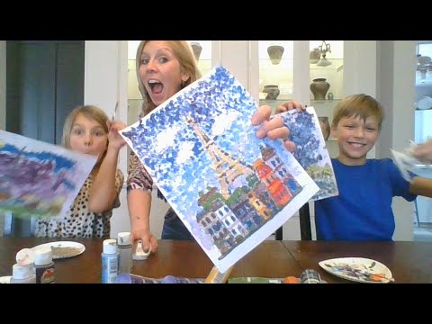 George Seurat for Kids . Pointillism Art from Home
