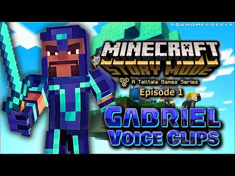 All Gabriel the Warrior Voice Clips • Minecraft: Story Mode - A Telltale Games Series (Dave Fennoy)