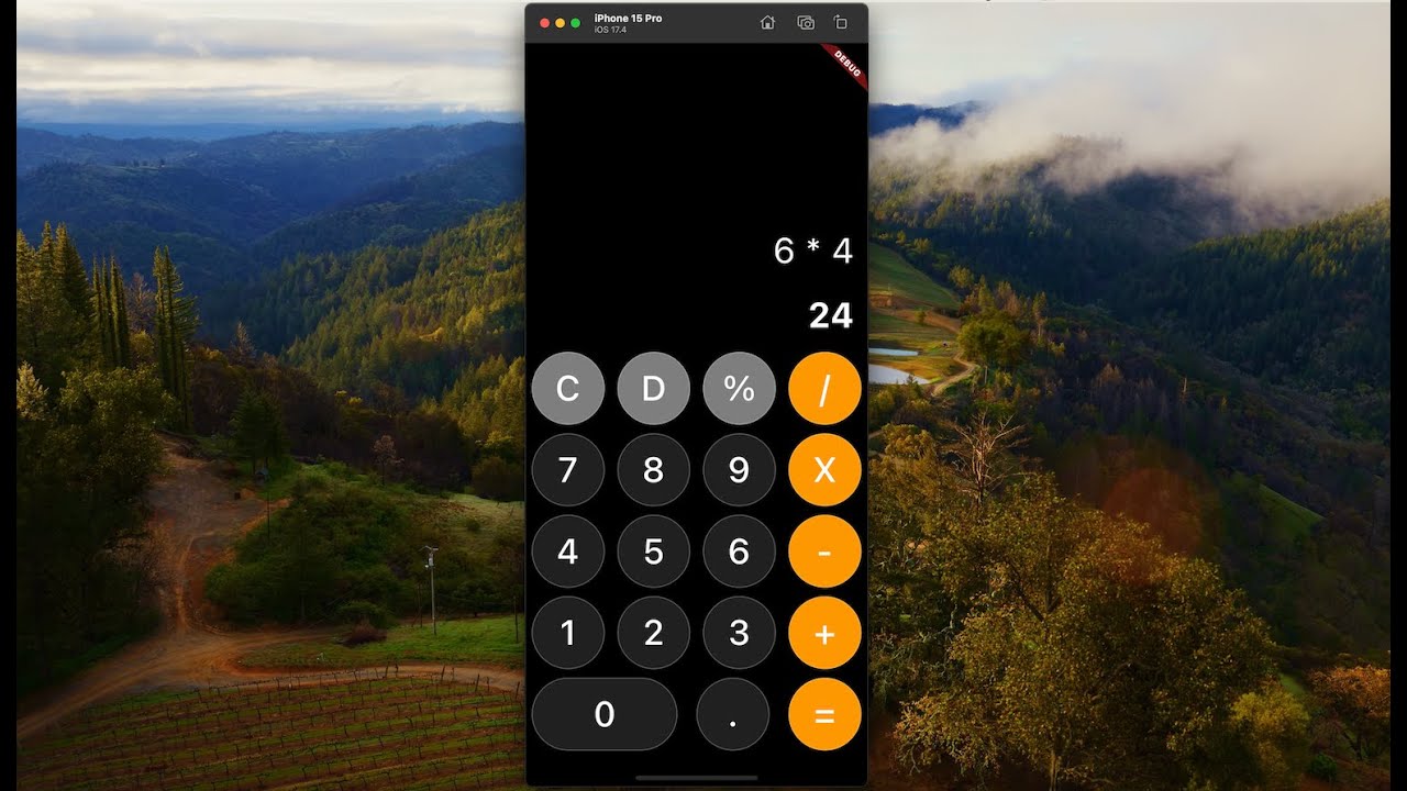 ASMR Programming - Calculator UI Flutter - No Talking | ASMR Coding