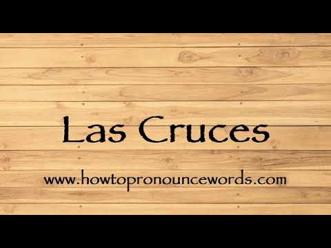 How To Pronounce Las Cruces ? How To say Las Cruces New Video