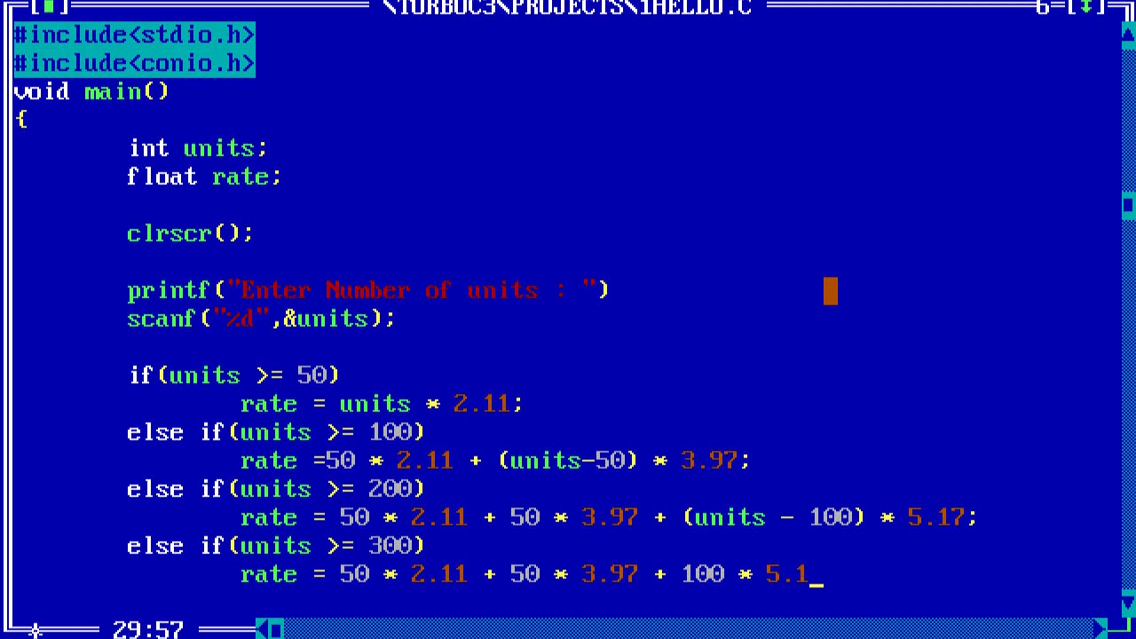 [2020]-Programming in C - Control Structure - Decision Making - else if ladder - Practice PART 1